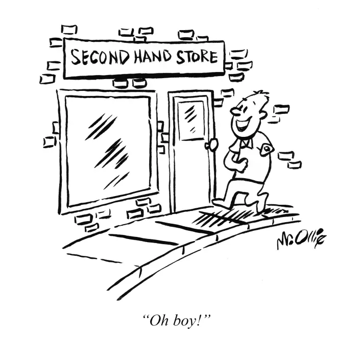 CARTOON: Second Hand Store – Weekly Humorist