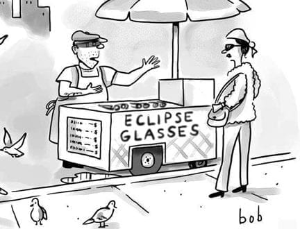CARTOON: Eclipse Glasses – Weekly Humorist